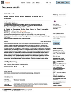 A model for computing skyline data items in cloud incomplete databases - IIUM Repository (IRep)